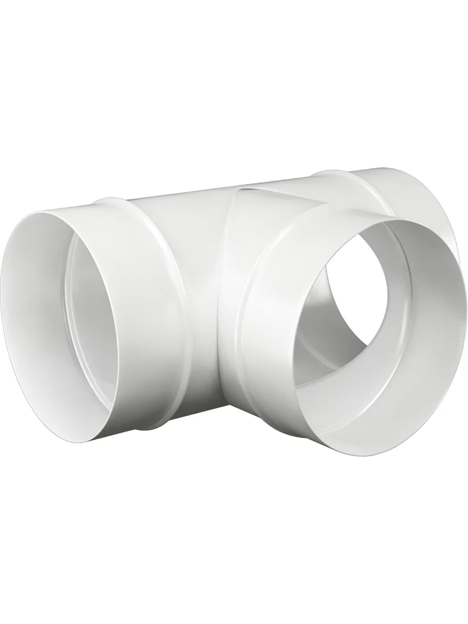 Тройник вентиляционный 120 для круглых воздуховодов стальной 12ТМ