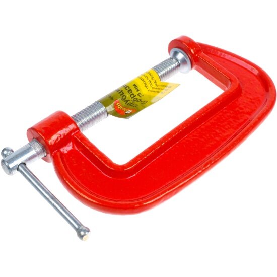 Струбцина G-образная Ремоколор 75 мм 44-1-075