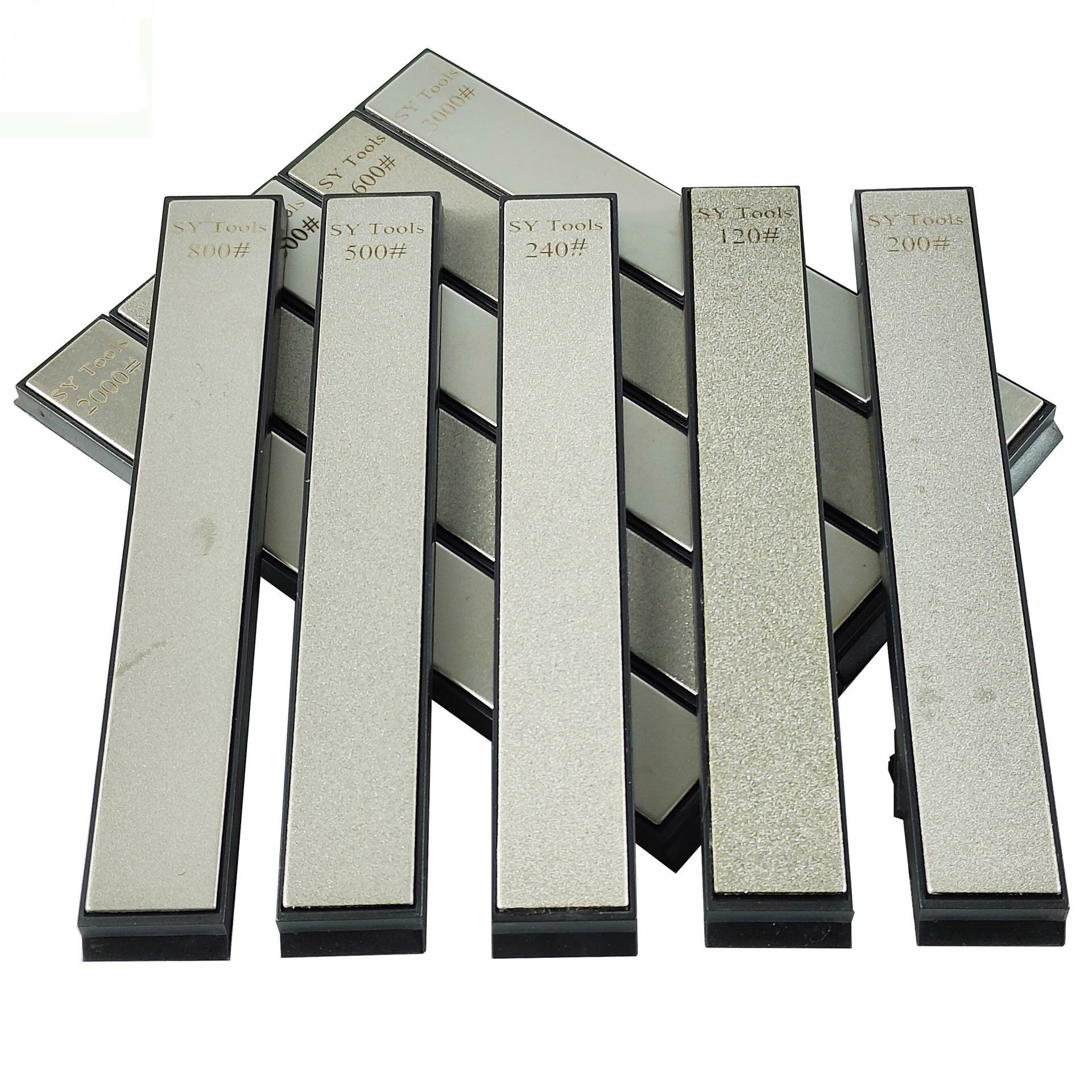 Премиальный набор из 10 алмазных брусков для точильных систем серии Ruixin Pro (стандарт Apex) 120, 200, 320, 500, 600, 800, 1200, 1500, 2500, 3000 грит