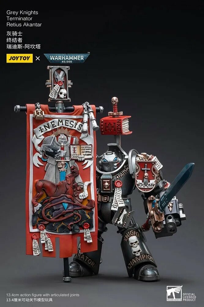 Коллекция моделей в масштабе 1 / 18JOYTOY Warhammer 40K Grey Knights Terminator Retius Akantar