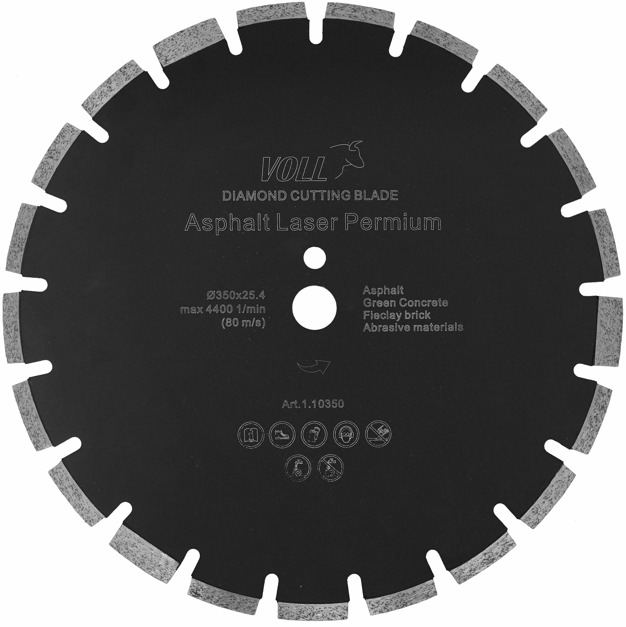 Алмазный диск Asphalt Laser PREMIUM 350 x 25,4 мм