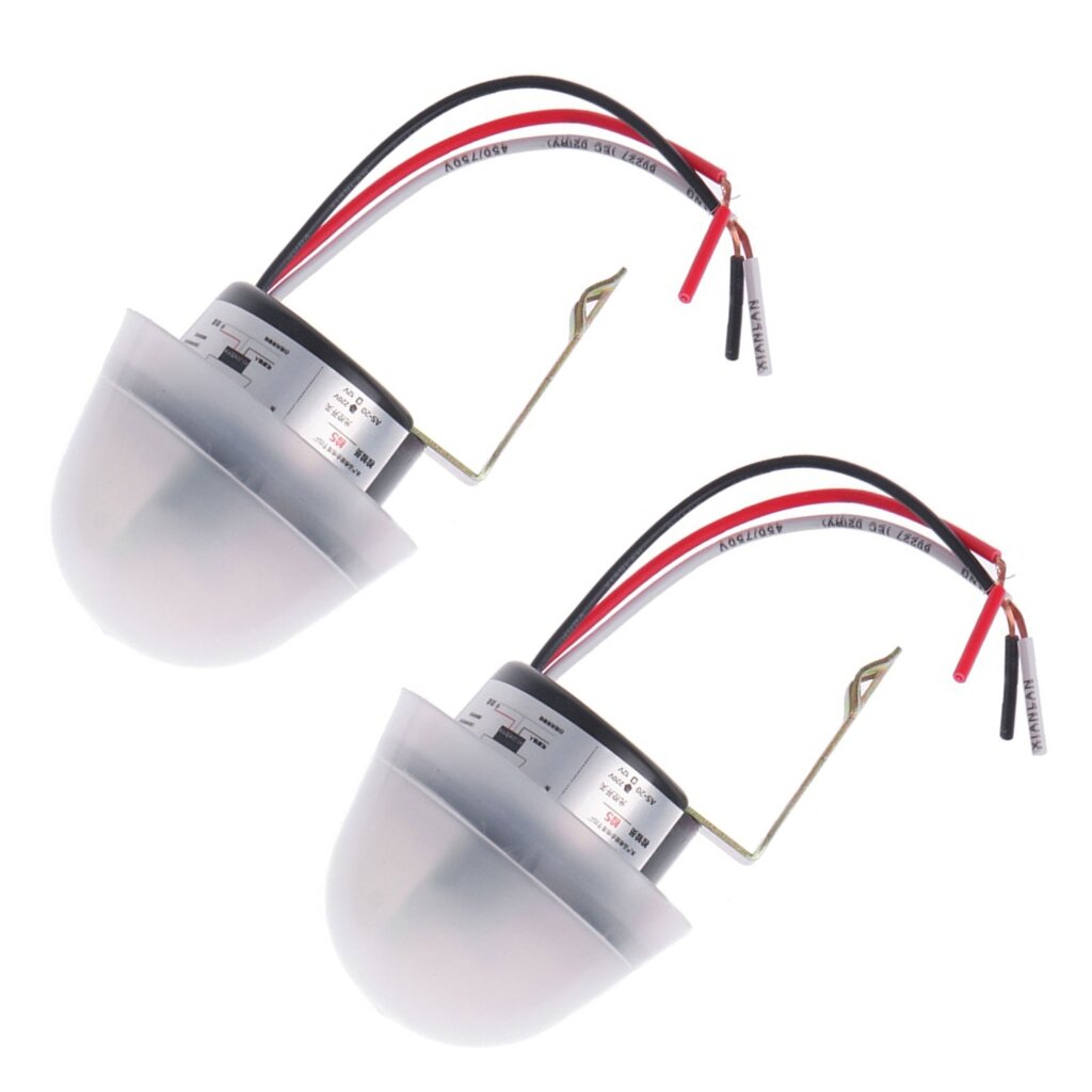 Выключатель,2 переключателя управления освещением 220V rainproof AS20 автоматический переключатель датчика ночного освещения smart