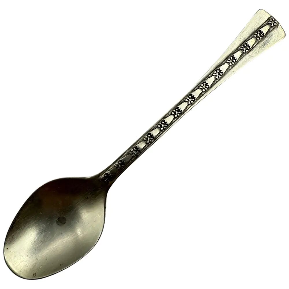 Ложка кофейная "Централь", 10 см, серебро 0.916, 1973 г. Таллинская ювелирная фабрика (3TJ), СССР