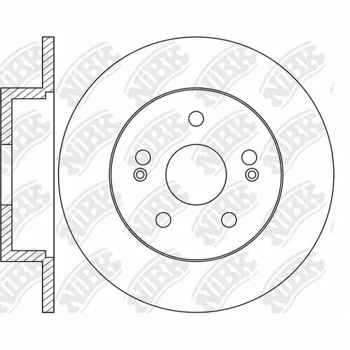 RN2073-NIBK диск тормозной передний Mazda CX-5 2.0/2.2D/2.5 11>