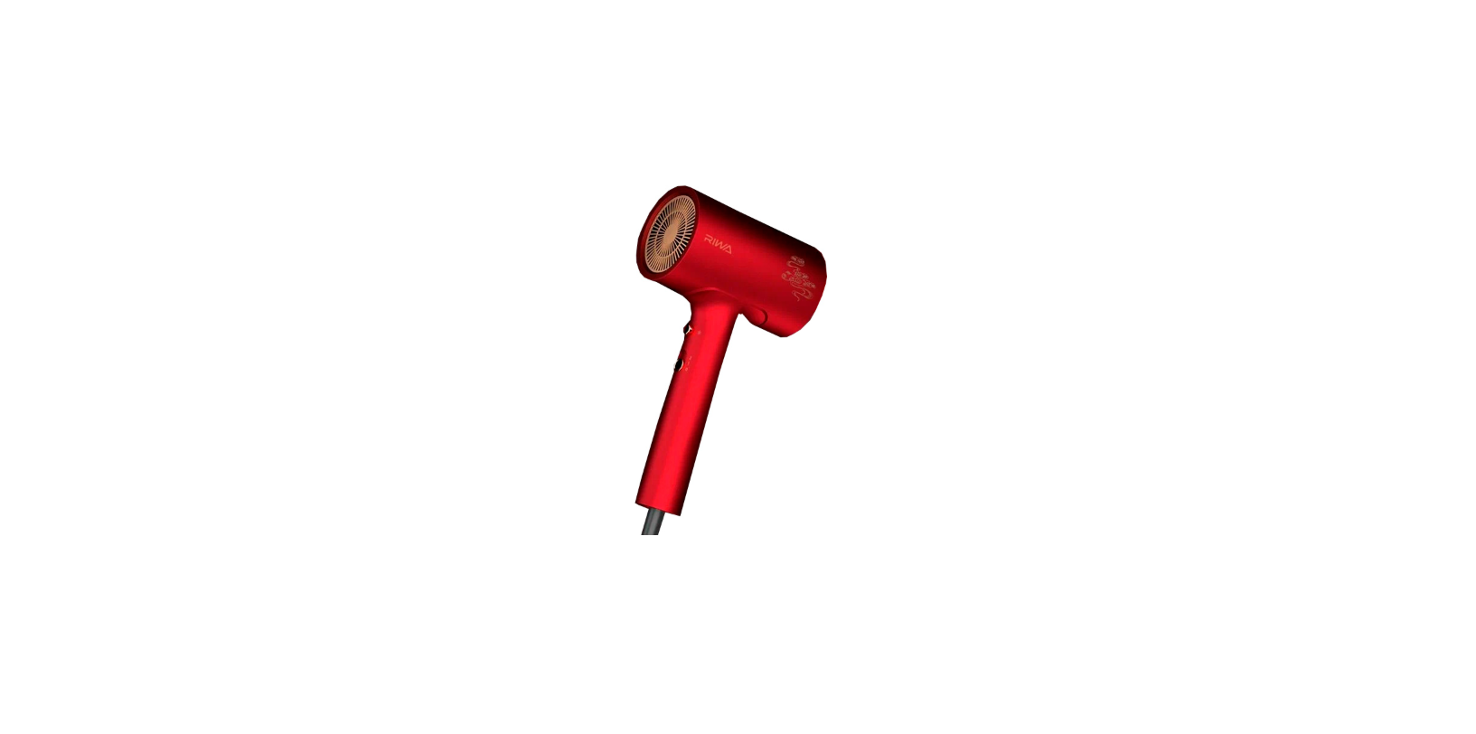 Фен Riwa Hair Dryer (RC-7811) Red, 1600 Вт, красный, Ионизация,