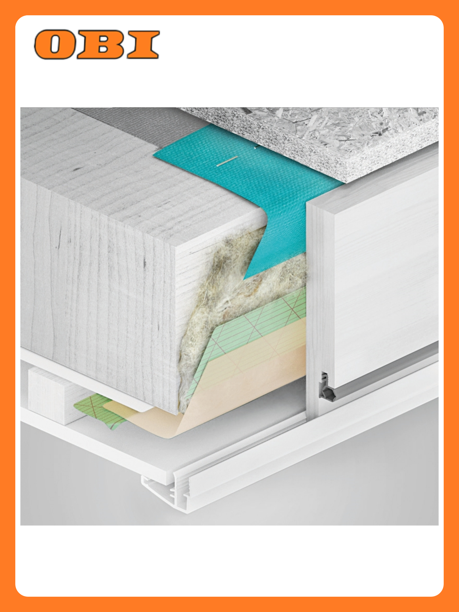 Теплоизоляция LXD, для чердачных лестниц, гидроизоляционная мембрана, пароизоляционная плёнка