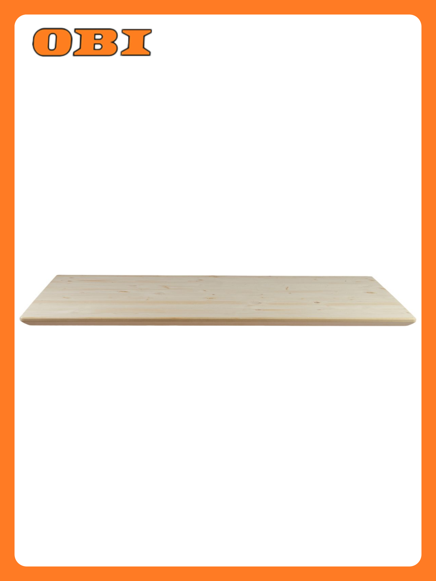 Столешница прямоугольная АВ 1000х600х28 мм хвоя "Сканди"