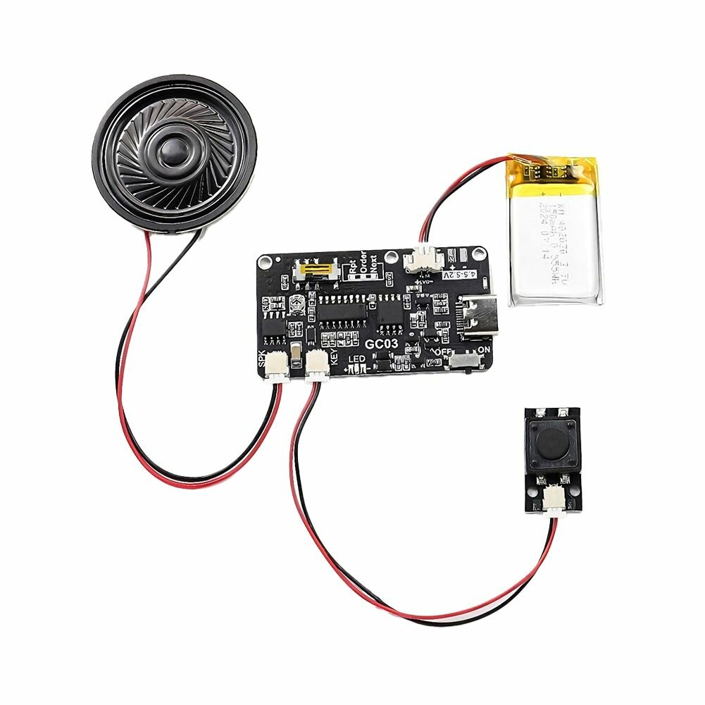 Запись поздравительной открытки 8M Movement Box MP3 Загрузка голосового модуля