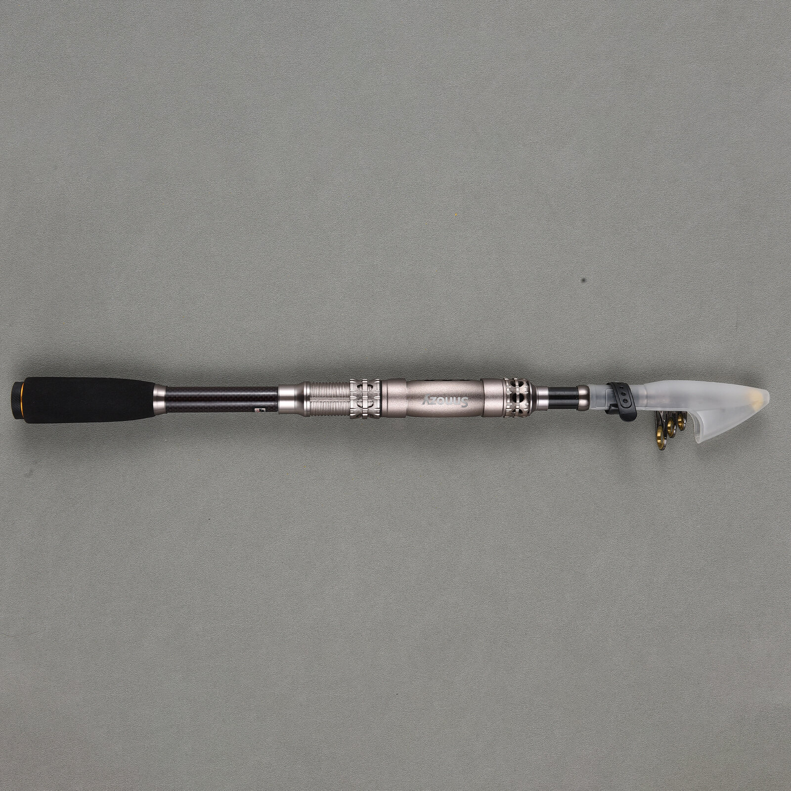 Удочка для приманок Ультракороткая телескопическая - Удочка для приманок из углерода с керамическим гладким направляющим кольцом, 1 шт, для морского пляжа, лодки, скал, реки, водохранилища, ручья, для ловли леща, семги, акулы-шarksucker,