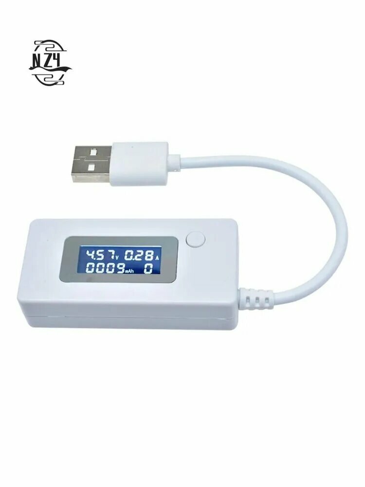 C8(F C T W) Постоянный Ток 4-30 В, ЖК-USB-Амперметр, Тестер Емкости Мобильного Зарядного Устройства, B