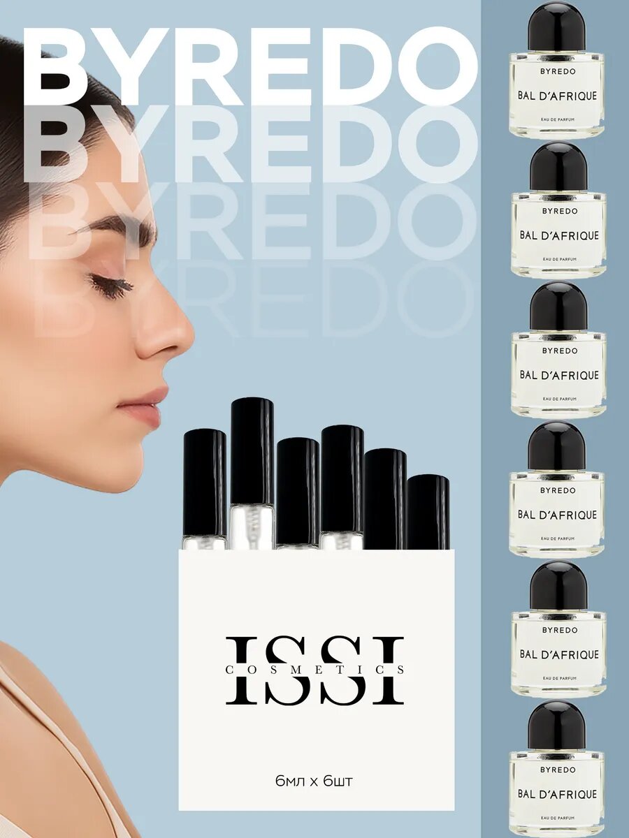 Духи женские по мотивам Байредо , Подарочный набор духов ISSI Cosmetics 36мл, 6 ароматов, женский парфюм