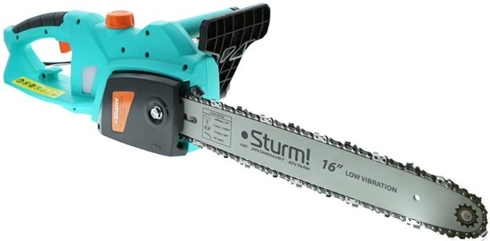 Цепная пила Sturm! CC2016P, 2000Вт, 40см, тормоз цепи, блокировка кнопки включения