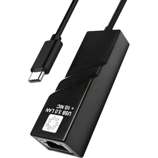 Кабель-адаптер 5BITES USB3.1 / RJ45 1G / BLACK (UA3C-45-07BK)