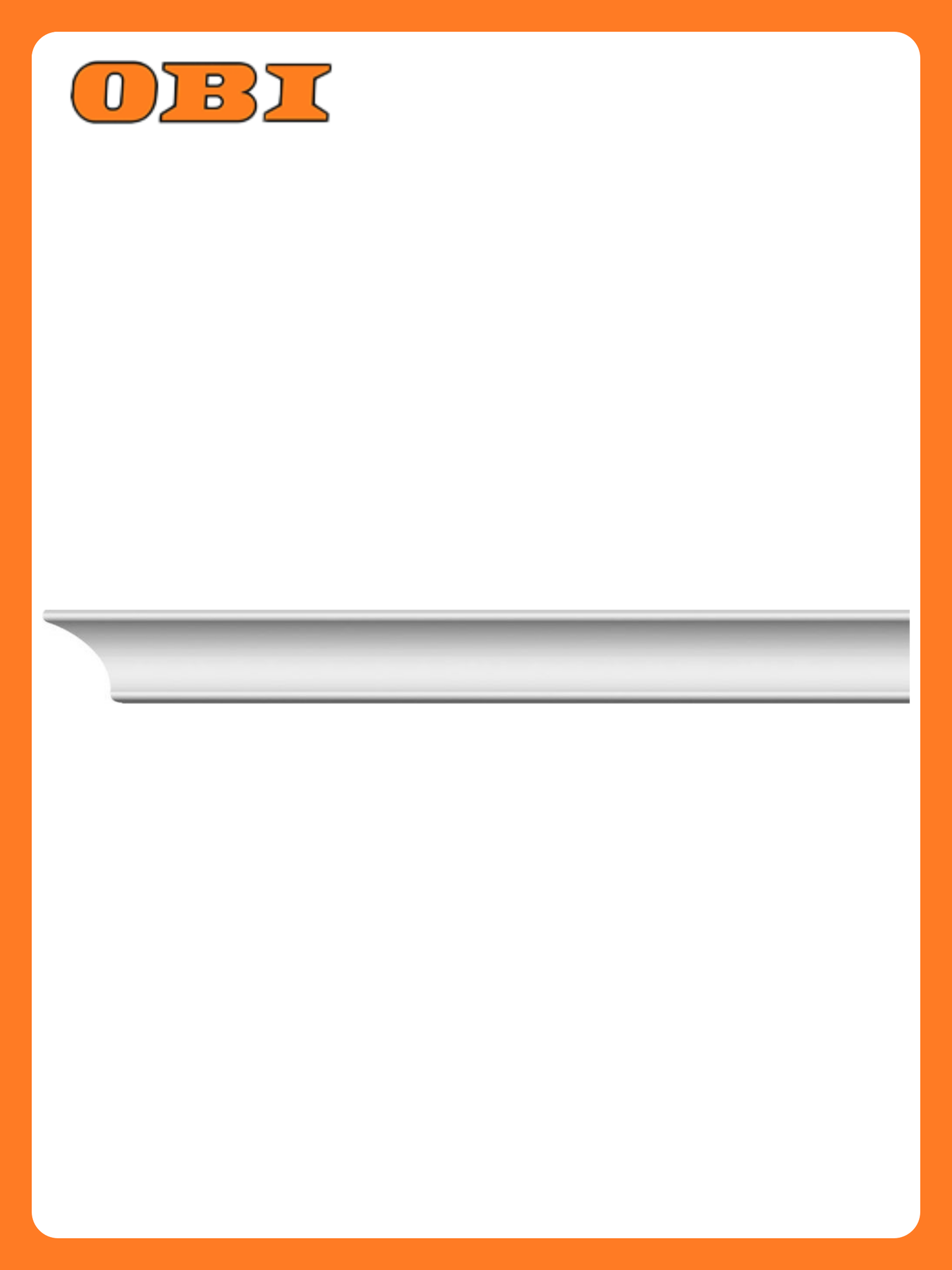 Плинтус потолочный FORMAT 04507E 30х30 см