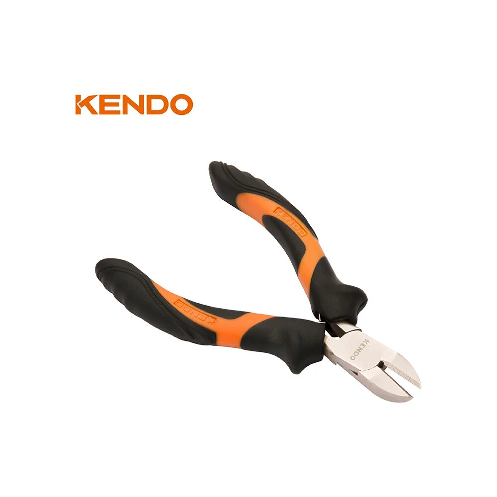 Бокорезы KENDO 10902, 110мм, двухкомпонентные рукоятки, рез заподлицо — фото 1