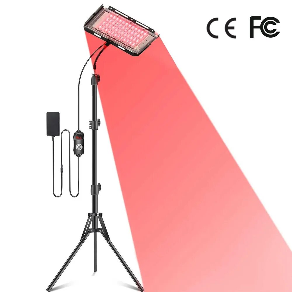 Инфракрасная лампа облучатель с кронштейном, физиотерапевтический аппарат для прогревания и профилактики