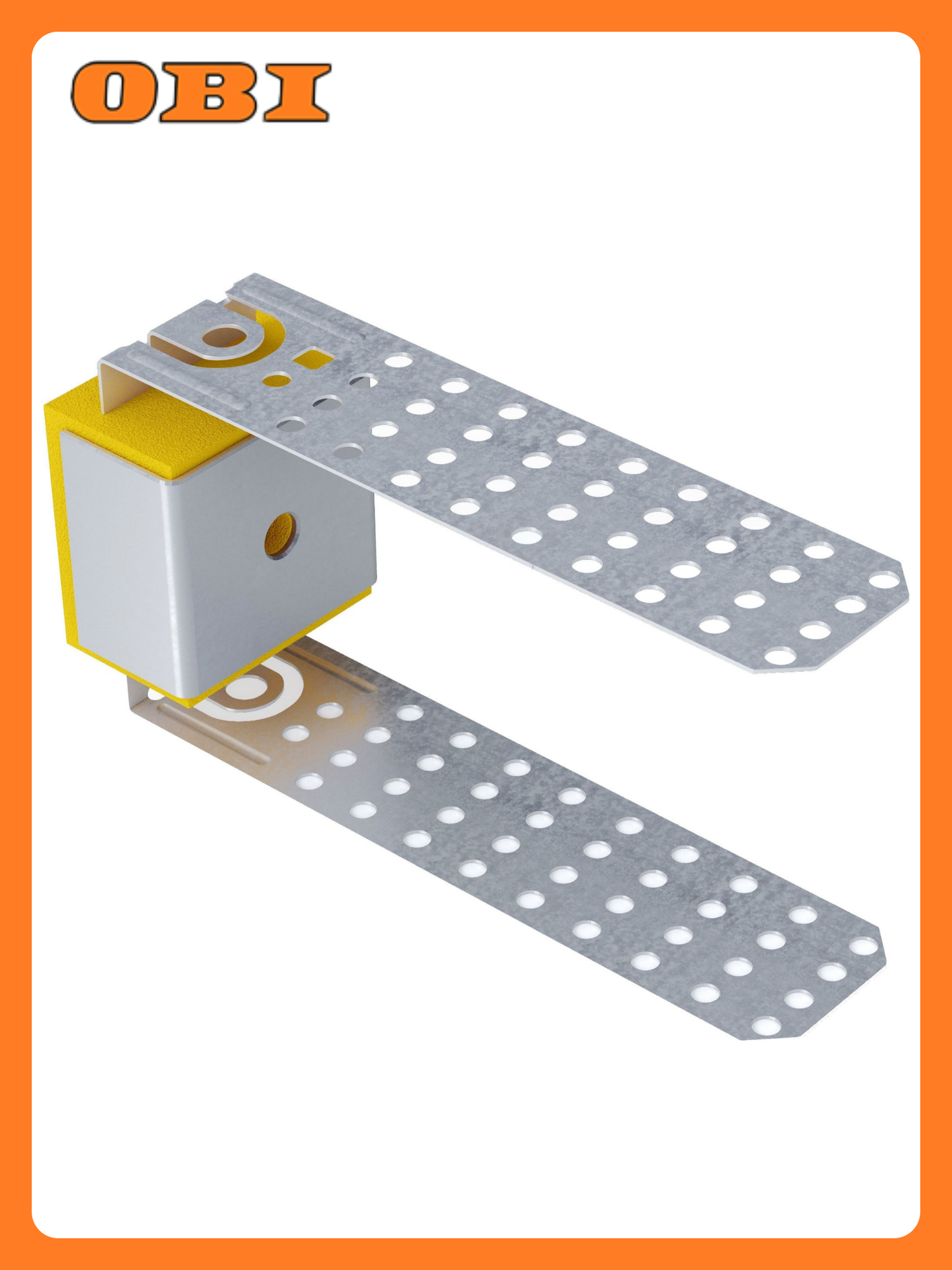 Виброизоляционное крепление SoundGuard Vibro P, для звукоизоляции потолков и стен