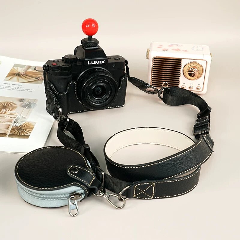 Подходит для Panasonic g100d защитный чехол g100k сумка для камеры Lumix g100 база для камеры ретро-камера плечевой