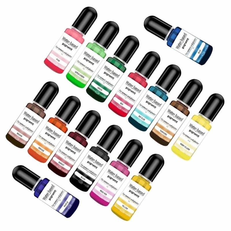 15 цветов, специальная цветовая эссенция на водной основе для окрашивания гипса