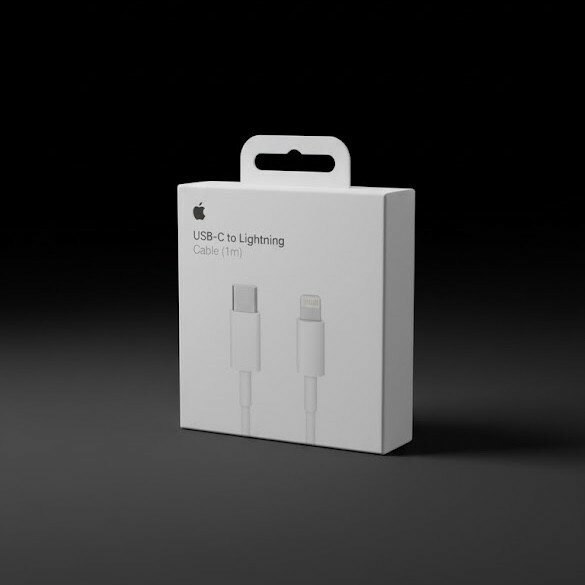 Кабель Apple MUQ93ZM/A USB-C to Lightning 1m (A2561) Original