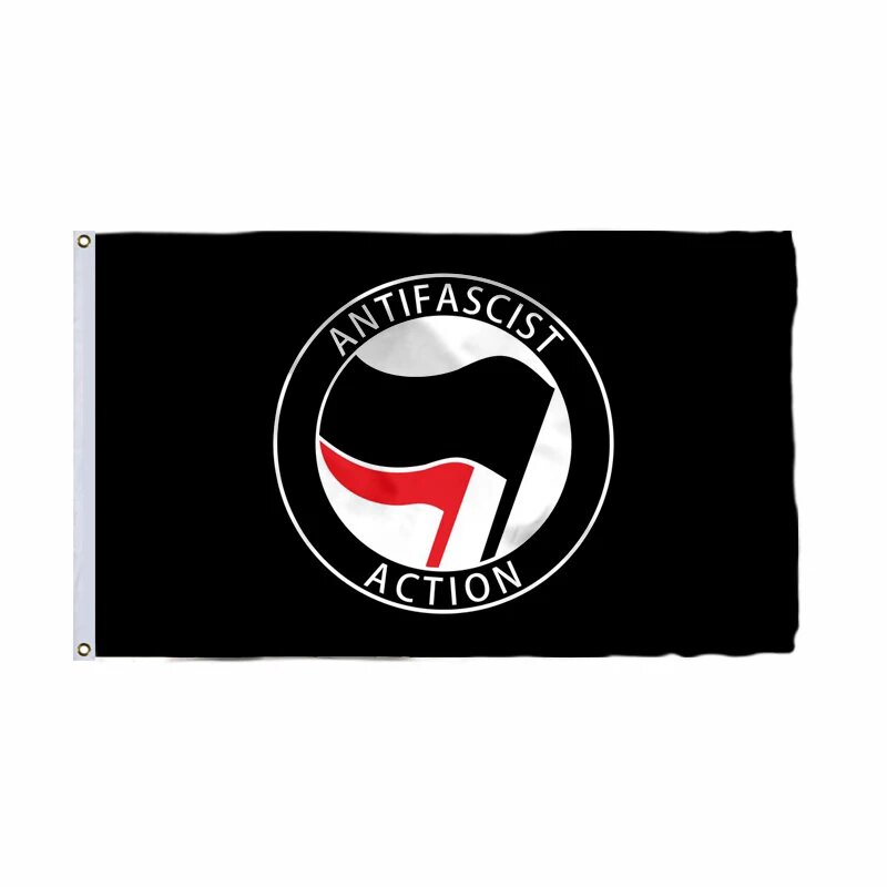 Антифашистское Действие флаг полиэстер 150х90 см