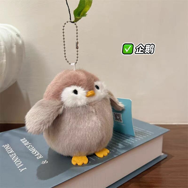 Любовь птички куклы подвеска попугай куклы пингвин птицы птицы сиськи брелок птица пингвин_11cm