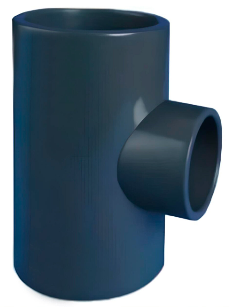 Тройник 90 град. клей-клей д.32 (КНР), неразборный, 10 бар / Трубы и фитинги