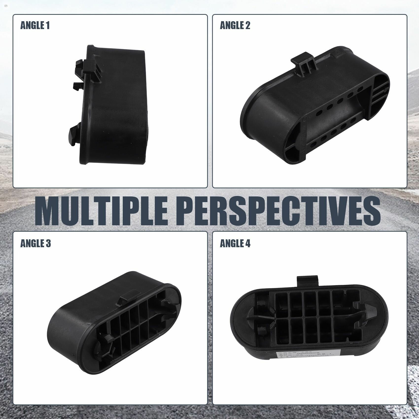 Автомобильный задний домкрат 4M0802847B для Audi Q7 4M 2015-2024 (Металл+АБС) 1 * Автомобильный разъем для заднего прикуривателя
