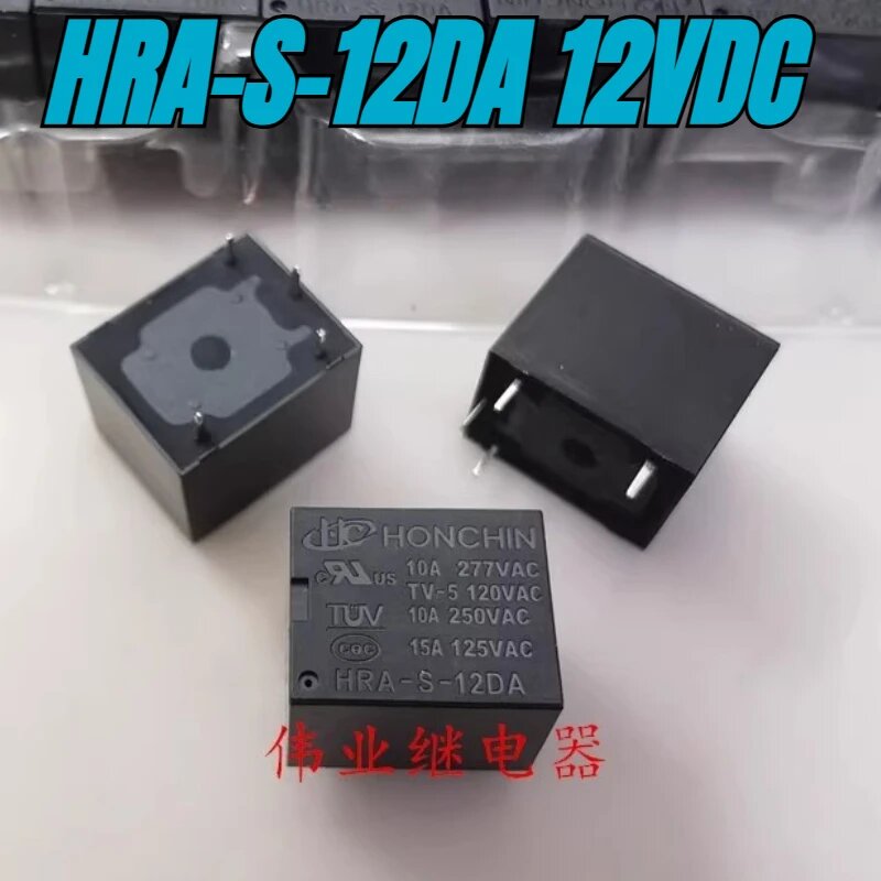 Реле HRA-S-12DA 12В 4 контакта 10А