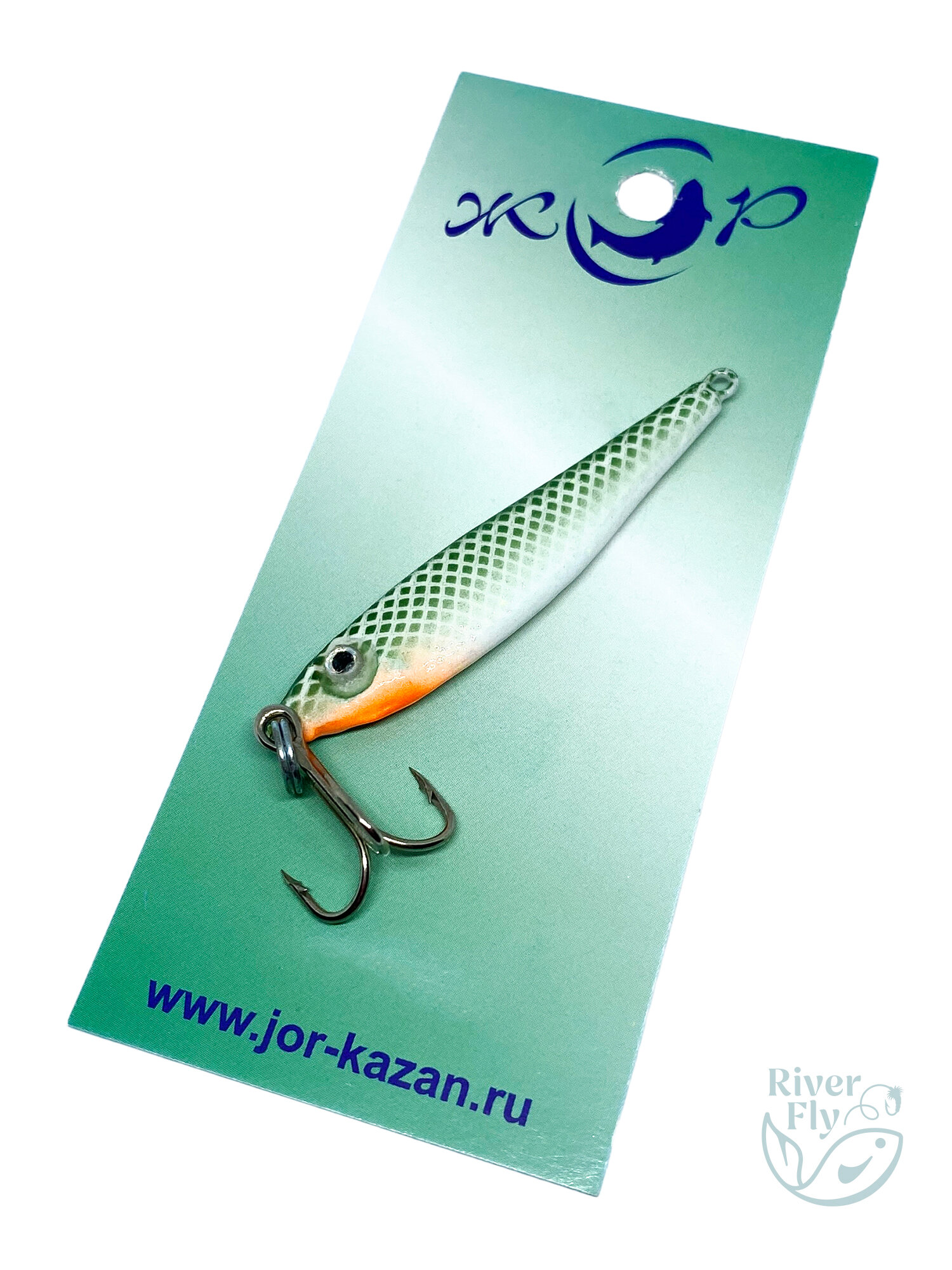 Блесна ЖОР Тюлька №6 (12,5 гр/55 мм), всесезонная двусторонняя блесна