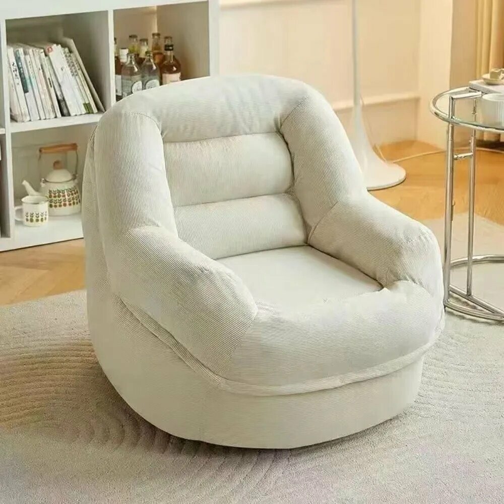 Кресло-мешок Диван, Нетканое волокно, Размер XL, белыйв исцеляющее погружение, делая дом