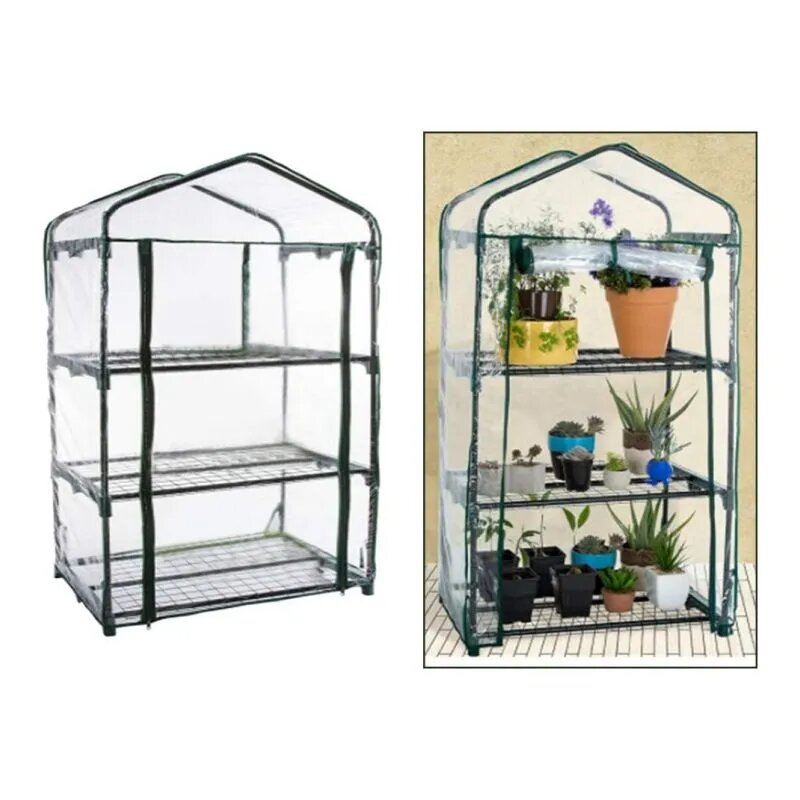 Парник, теплица домиком wlx25032407 0.7х0.5х1.28м, ПВХ (поливинилхлорид)