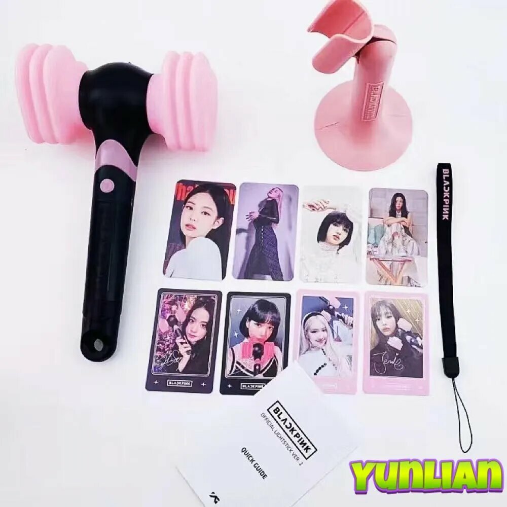 Лайтстик BLACKPINK земной шар ластик k-pop стрэй кэтс lightstick кпоп с карточками