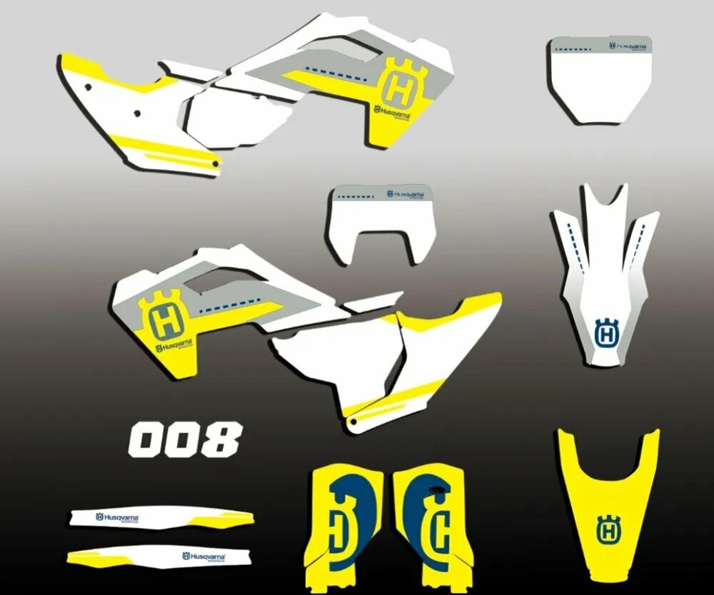 Для Husqvarna TE FE 2024 2025 150-250 300 350-450 TC T XFC FX 2023 2024 TBI Наклейка Крутой