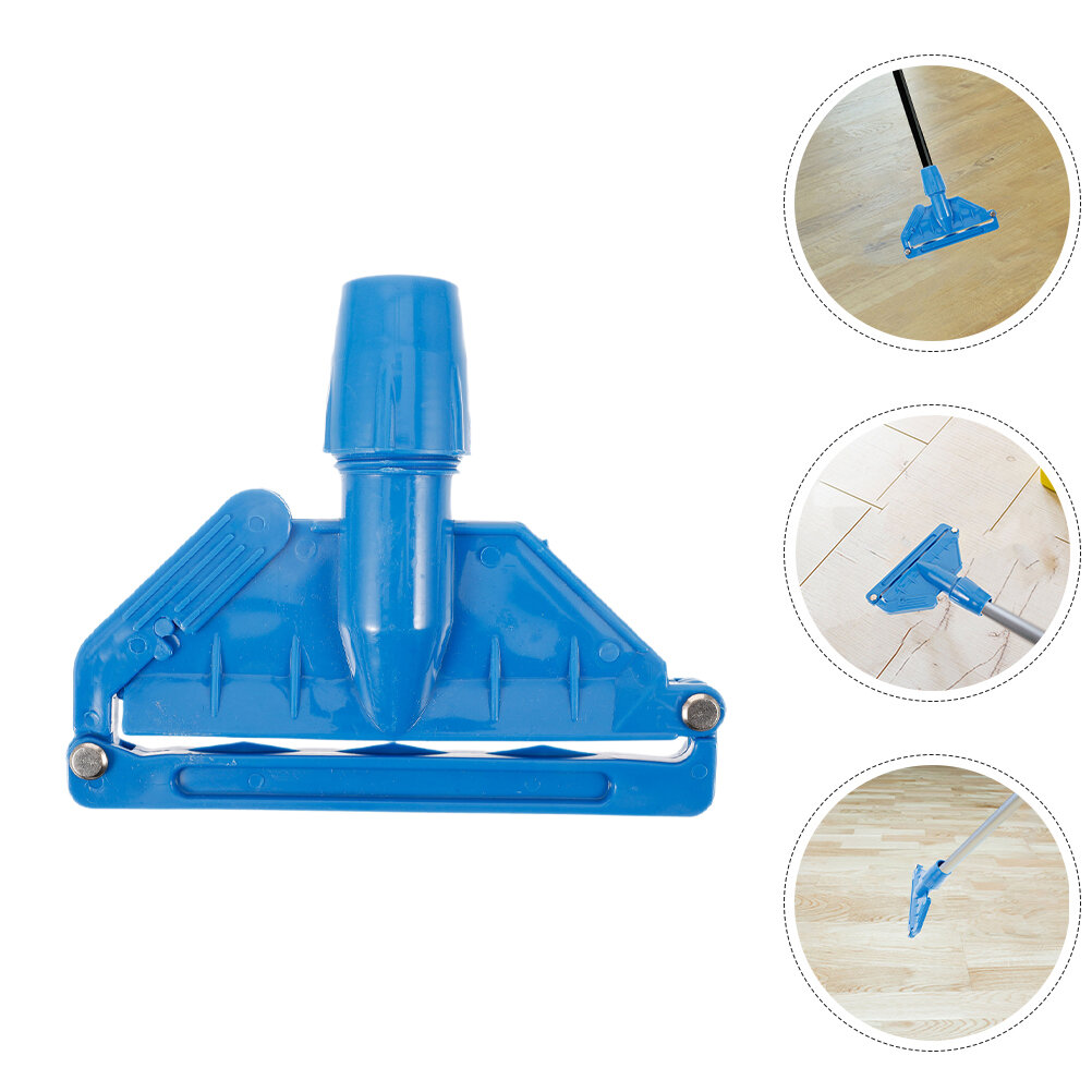Синие пластиковые съемные зажимы для насадки швабры, набор из 2 шт для школьной уборки