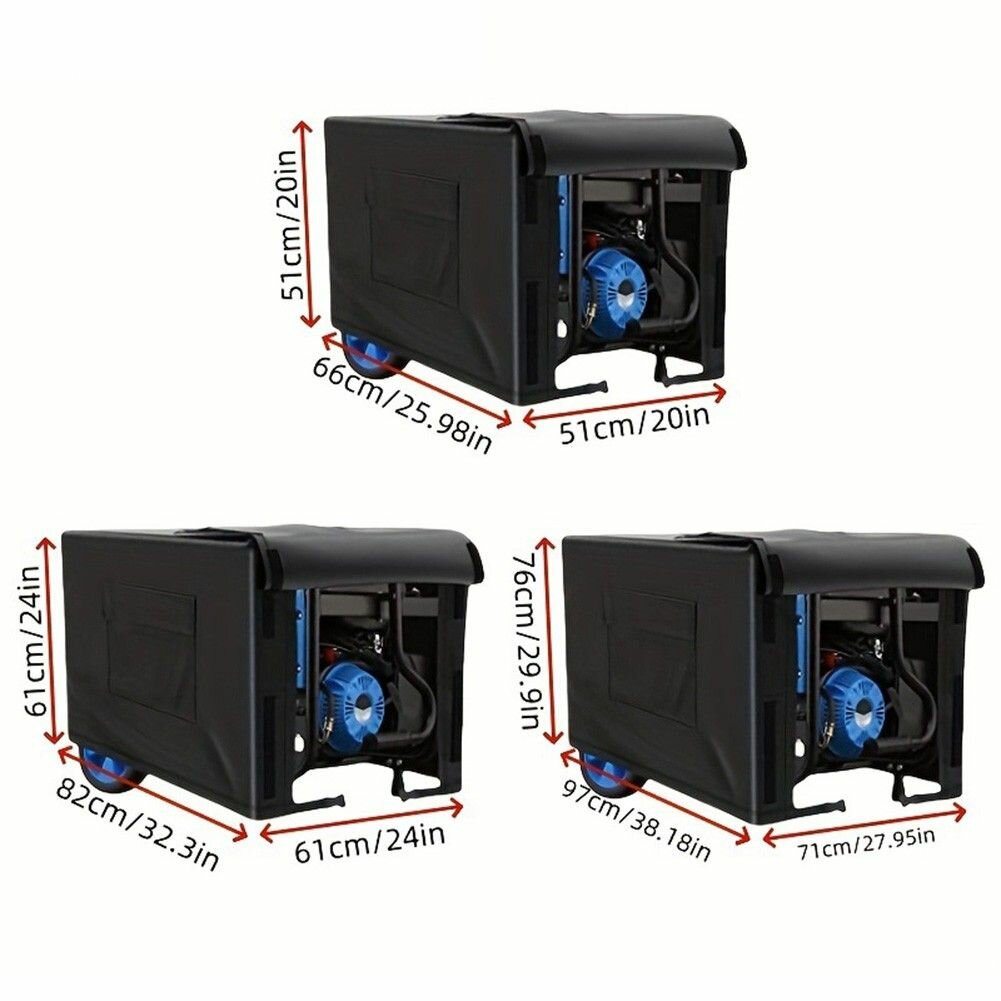 Чехол для портативного генератора, прочный чехол для уличных генераторов, черный