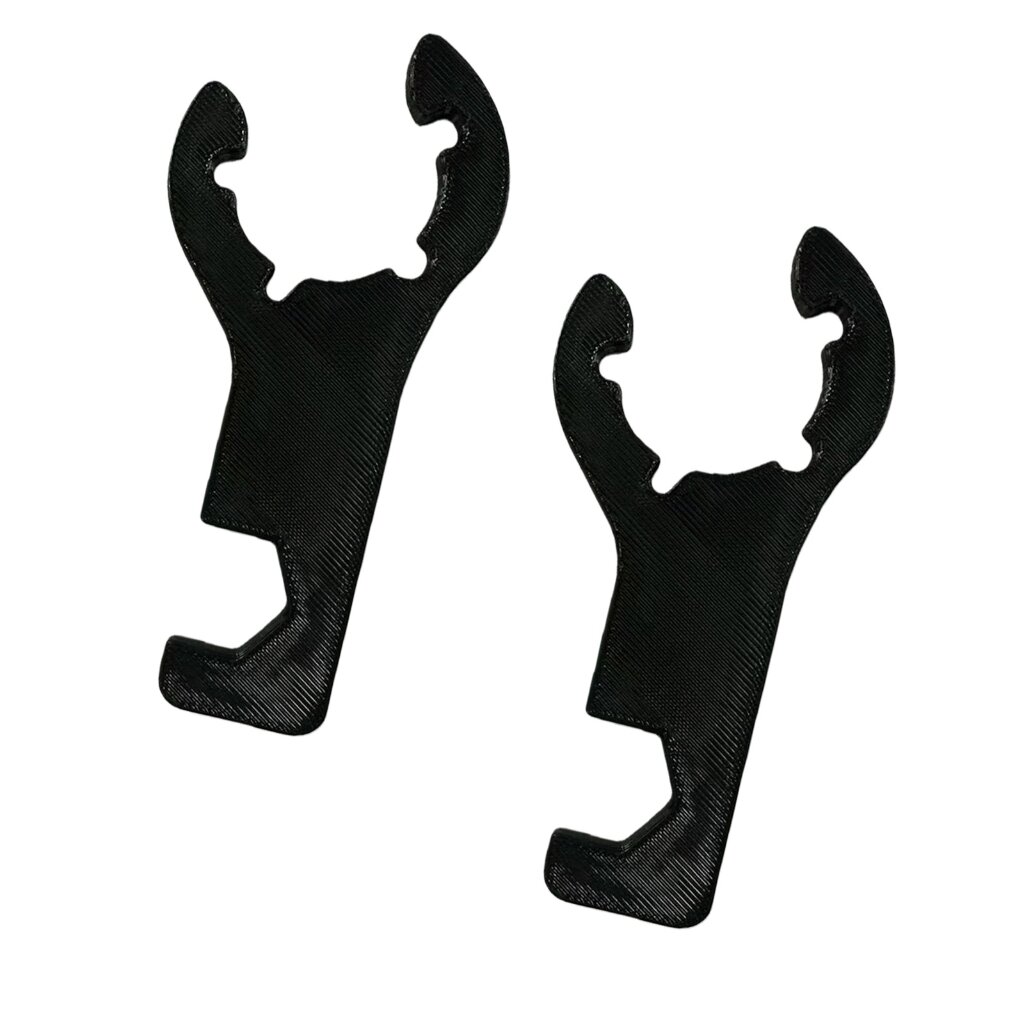 2 гаечных ключа для газовых баллонов-черный