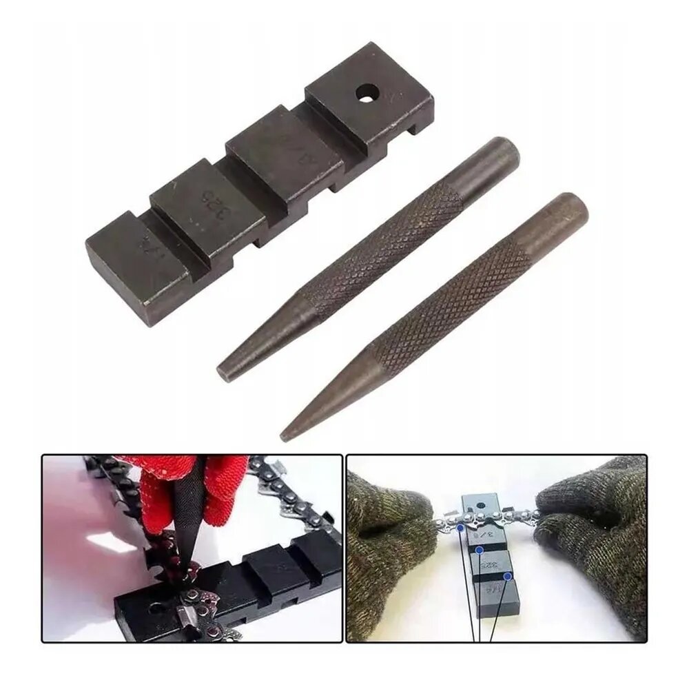 Инструмент для заклепки и расклепки цепи