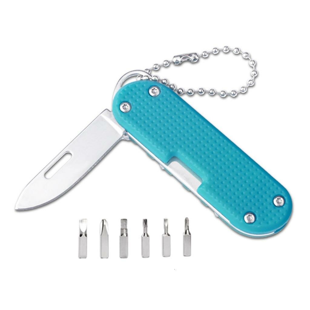 Карманный нож с отверткой, Синий
