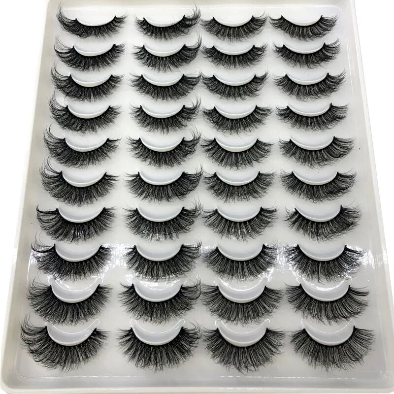20 пар 3D накладных ресниц, Цвет: 20Pairs-H02