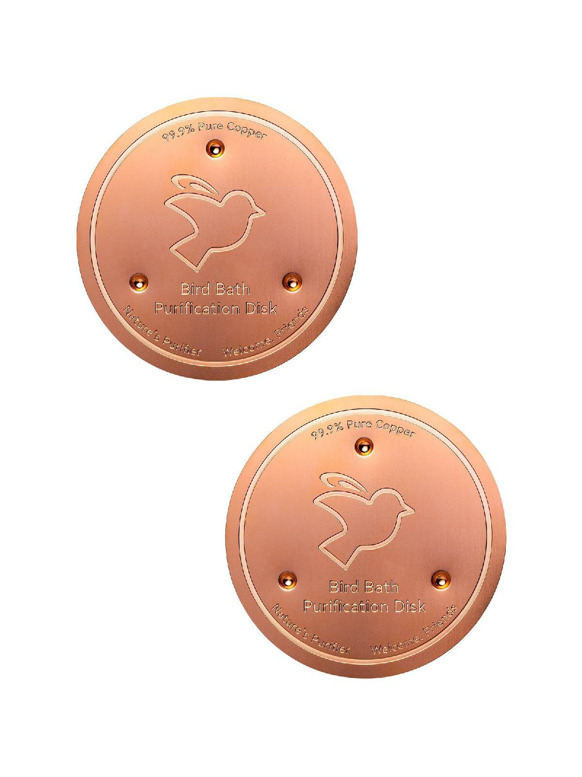 Медный диск для купания птиц, 0,6 мм, усиленный медный диск для чистки с тройным острием