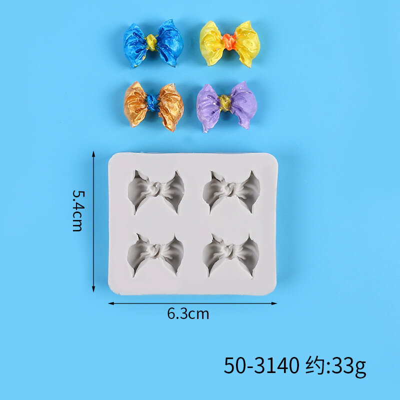 DIY лук конфеты торт форма для выпечки кроличьи уши лук ювелирные изделия Смола ювелирные изделия клей форма 50-3140-B