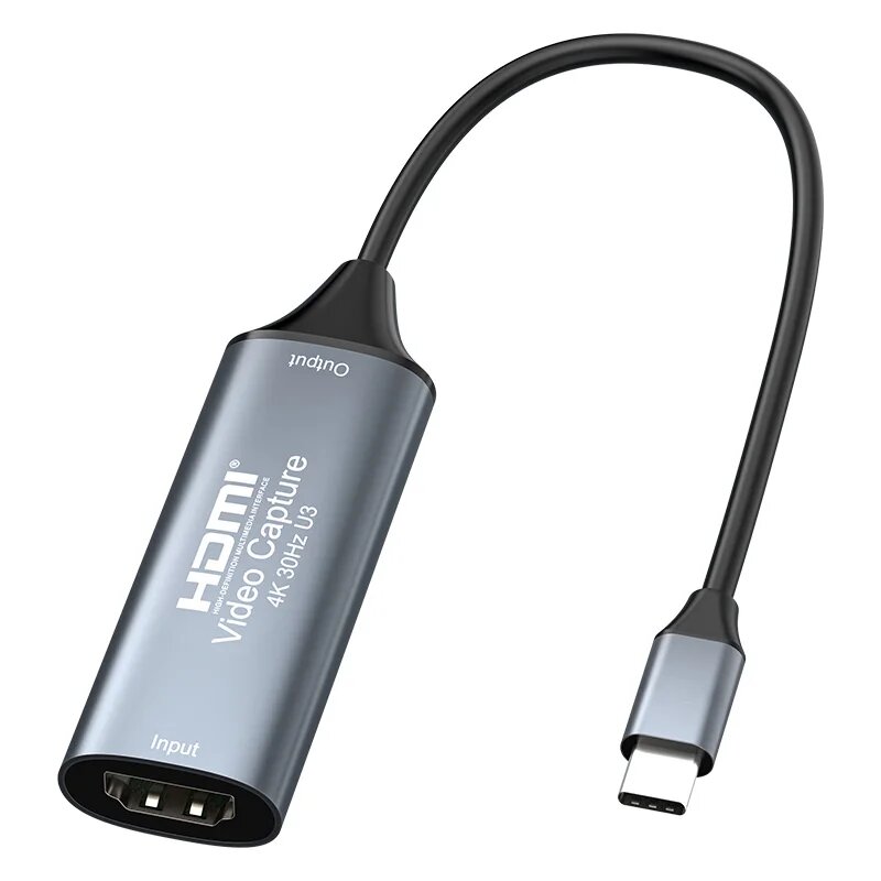 Карта захвата HDMI Video Capture 4K 30Hz USB Type C 3.0 U3