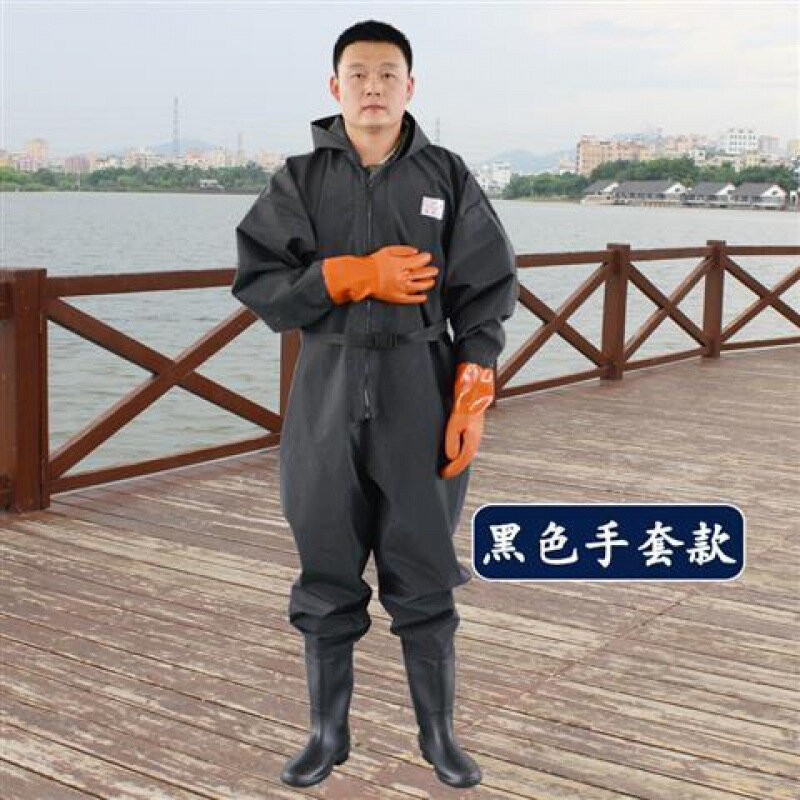 Горячие продажи SG: рыболовные сапоги, цельные для мужчин и женщин, для рыбалки на открытом воздухе, утолщенные сапоги, дождевик, дождевые брюки, дождевые сапоги, интегрированный костюм для копания с лотосовым корнем