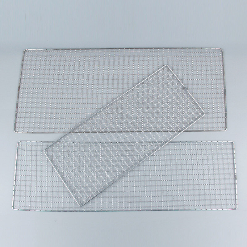 Оптовая продажа гриль сетка из нержавеющей стали гриль сетка запеченная рыба зажим сетка гриль сетка гриль одноразовая