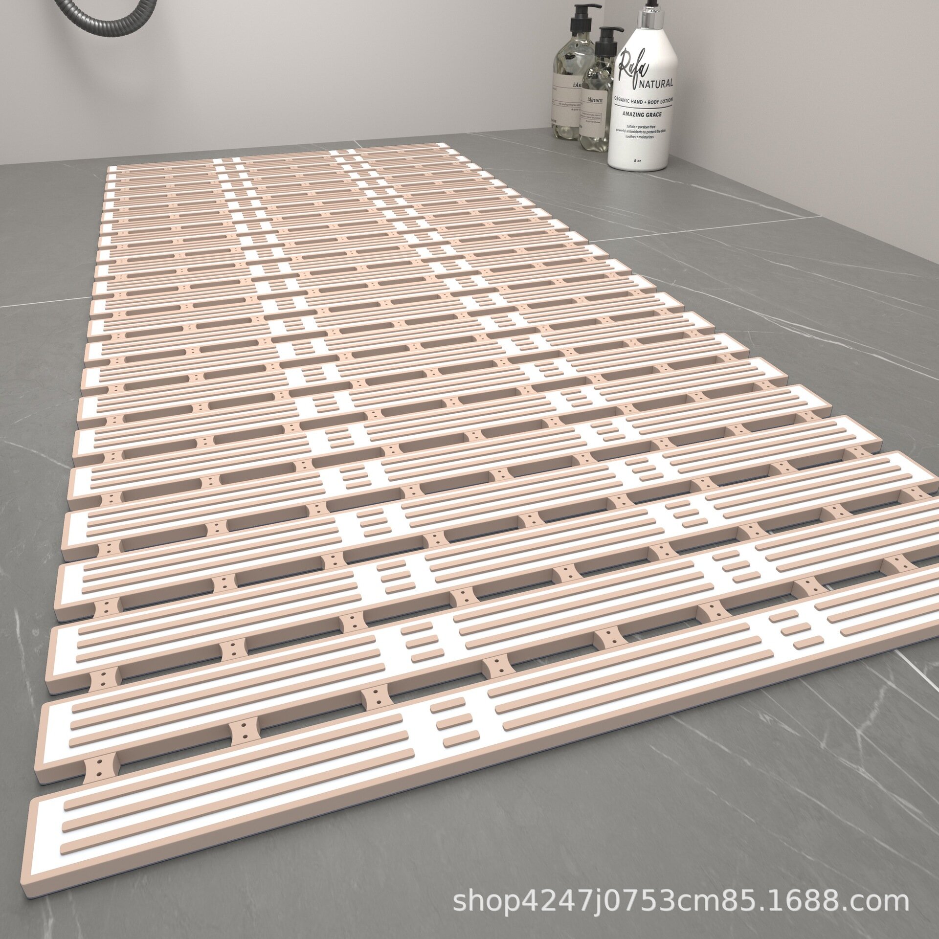 Японский стиль ванной комнаты, нескользящий коврик для душа, туалета, водонепроницаемый, водостойкий, полый коврик для дома