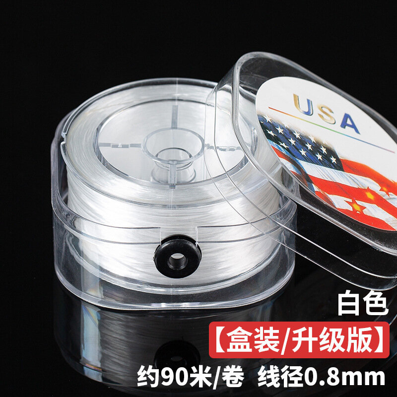 Оптовая эластичная нить для бусин, плоская нить для нанизывания бусин, эластичный шнур для ювелирных изделий, нить для браслета из кристаллов и жемчуга