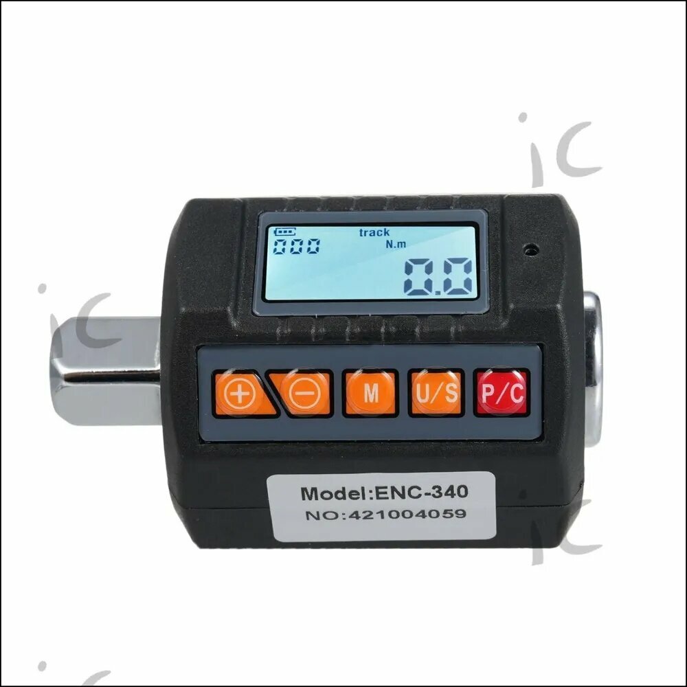 С адаптерами 1/4" и 3/8", Shinylife, ENC-340 1/2" Цифровой динамометрический калибр без аккумулятора,