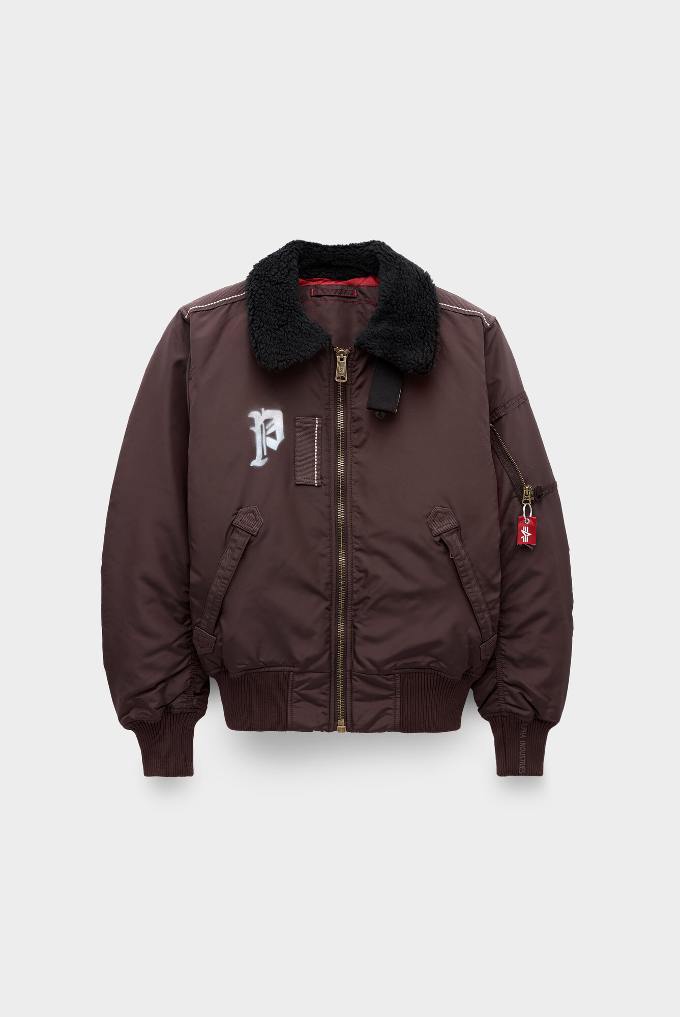 Куртка sprayed goat bomber