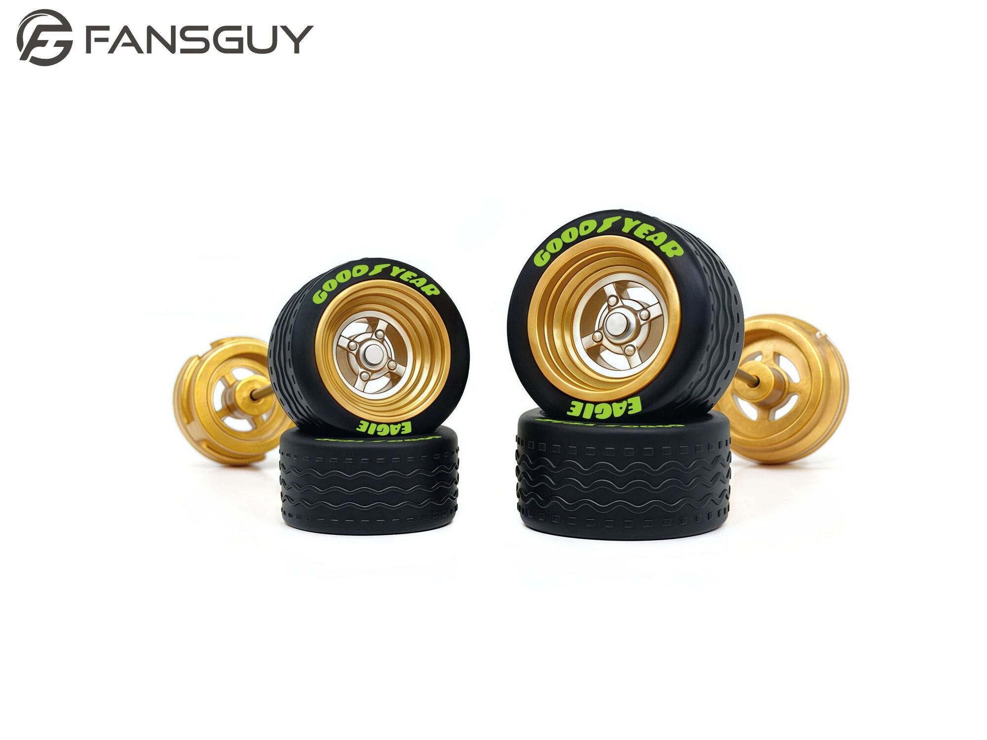 Колеса FANSGUY BSC-GSN для масштабных моделей 1/64 BSC-GSNAG Silver 1